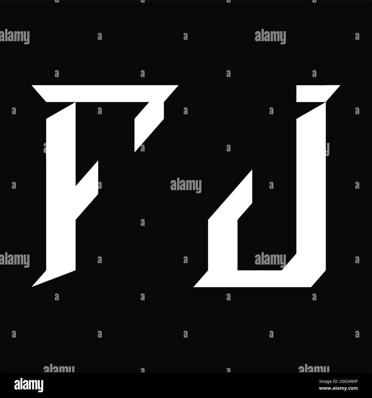 Fj signature Stock Vector Images - Alamy