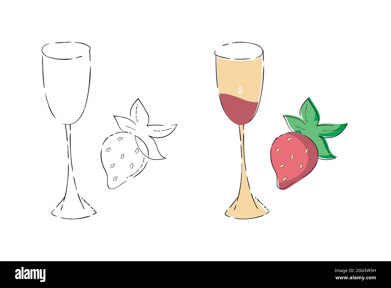 Champagne colored color Stock Vector Images - Alamy