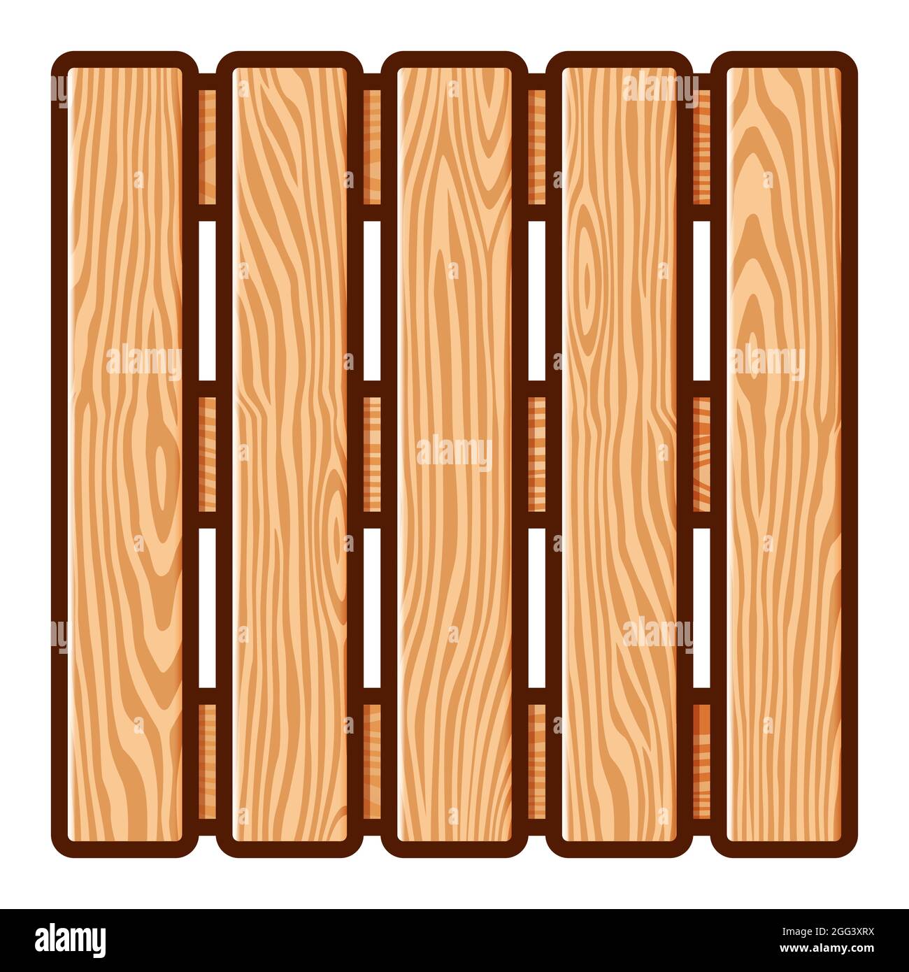 Wood pallet cartoon hi-res stock photography and images - Alamy
