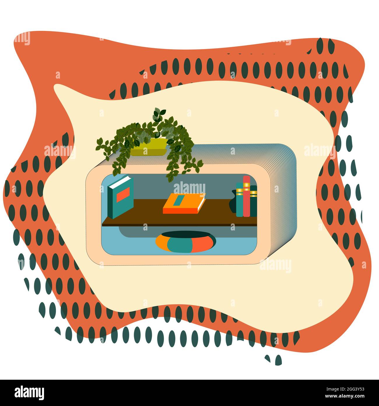 Interior design decoration furniture Stock Vector Images - Alamy