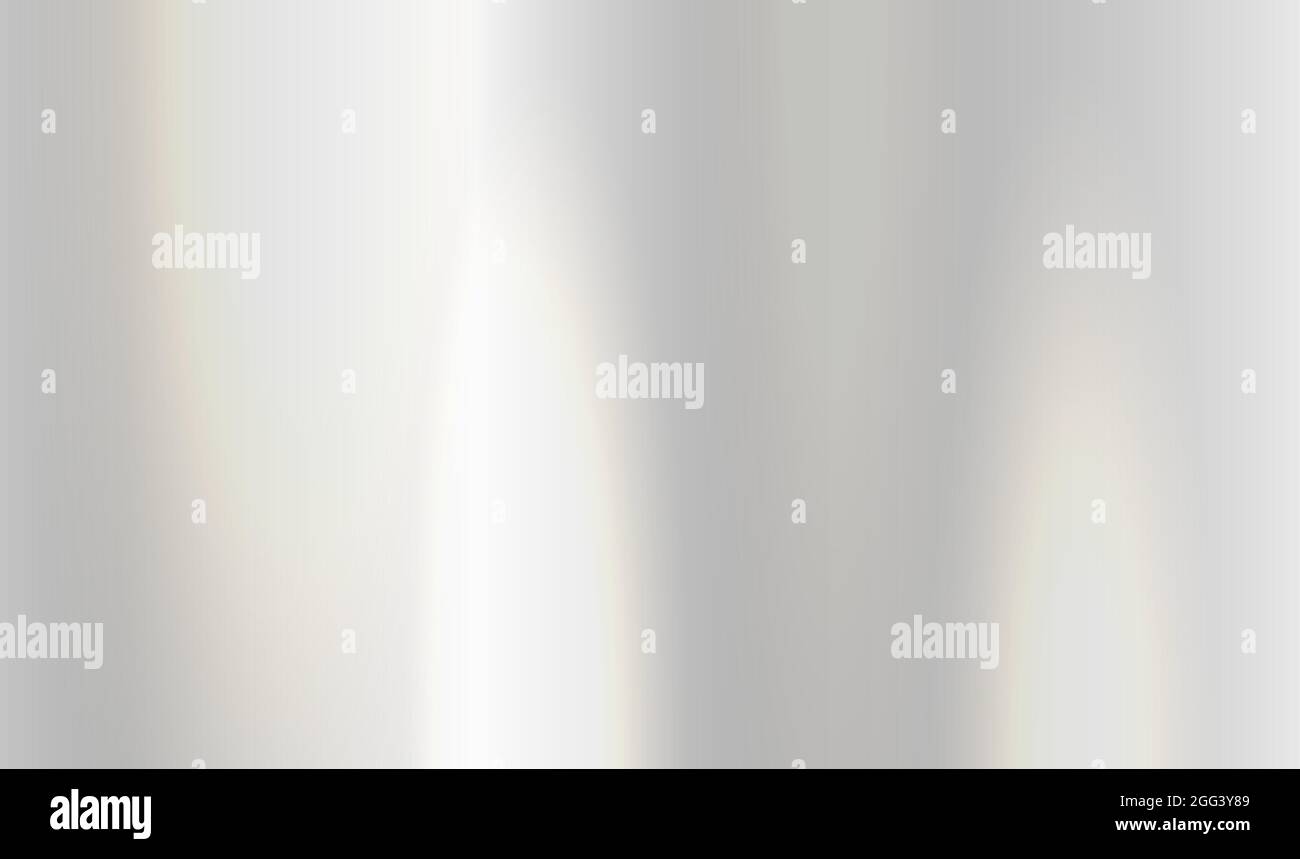 Silver gradient background. Chrome metal texture. Aluminium vector shine plate Stock Vector ...