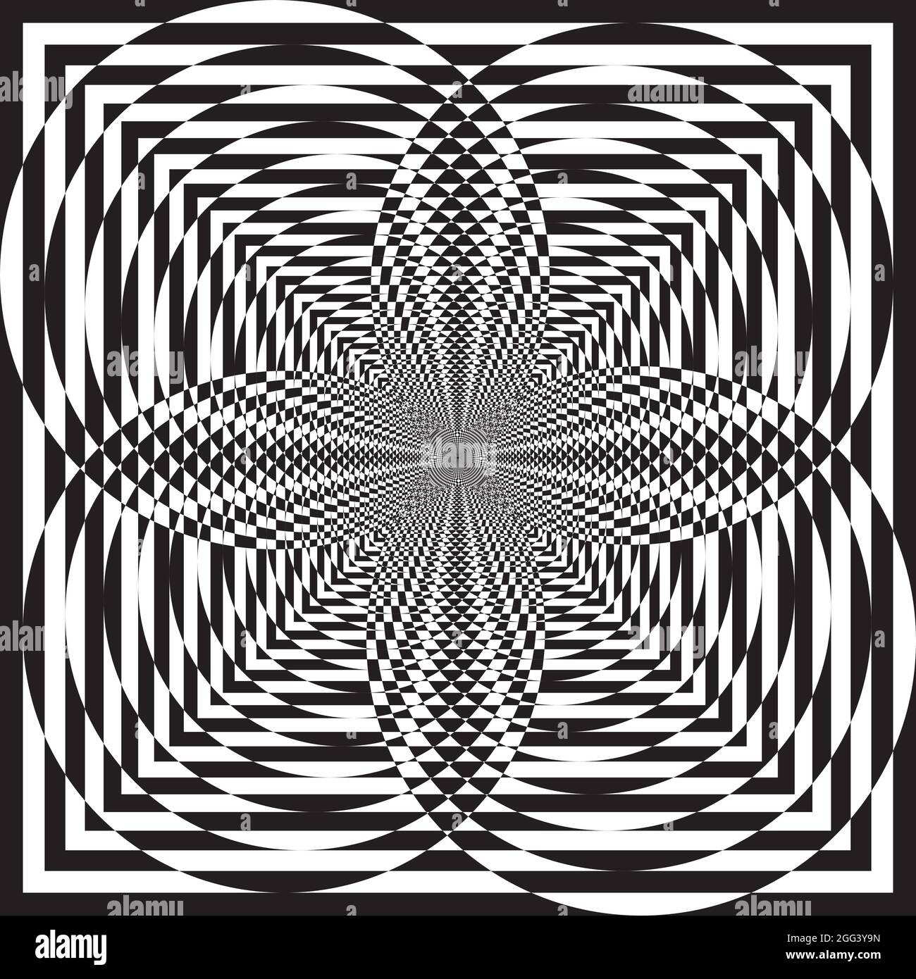 black arabesque on transparent background circles and squares game ...