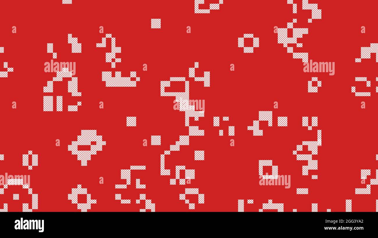Red background. Isolated elements in retro style. Decorative element ...