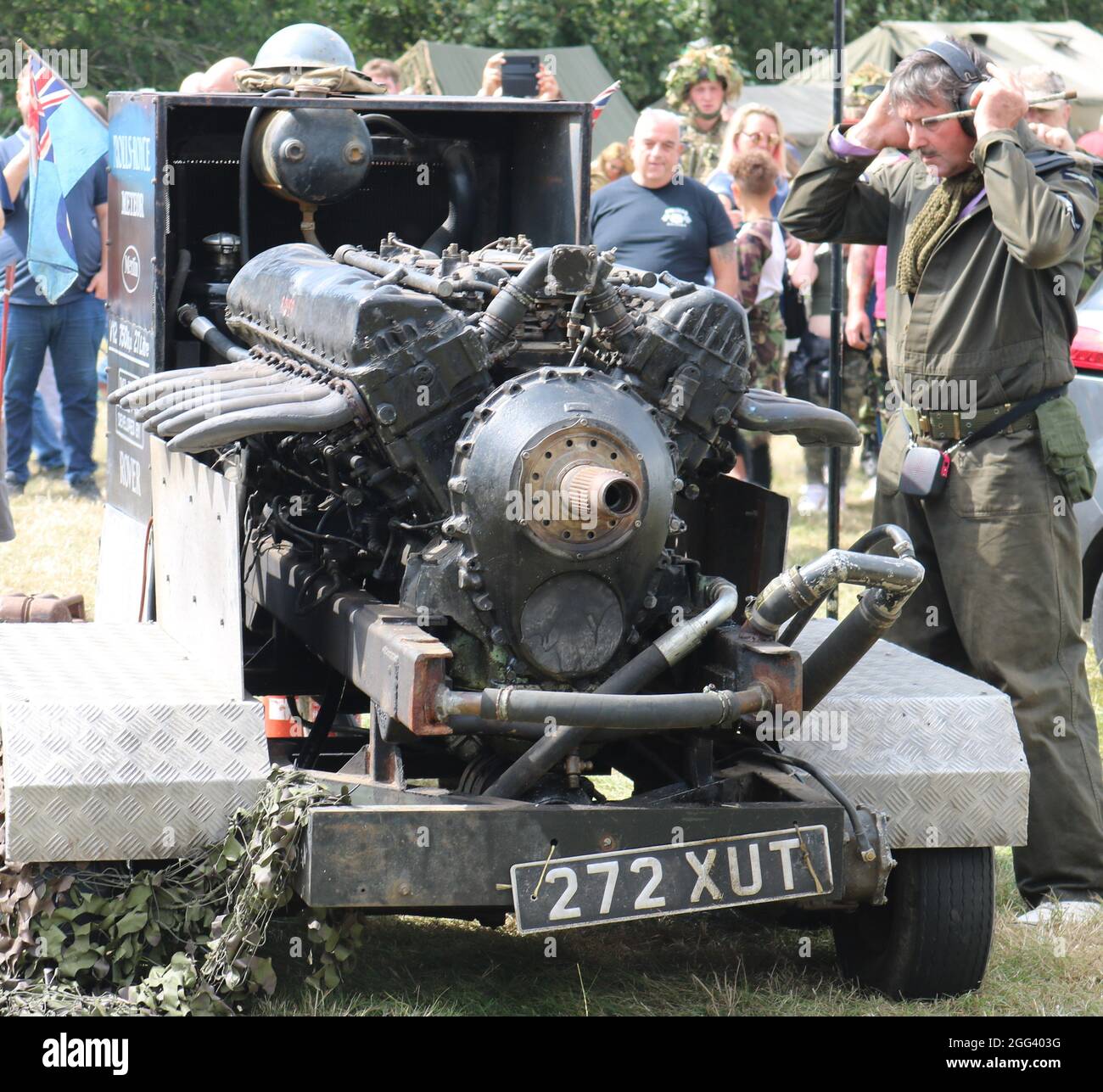 Tanks, Trucks and Firepower Show, Rugby, August 2021 - Merlin Spitfire ...
