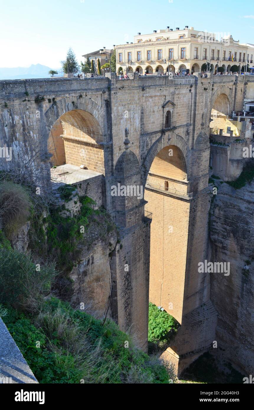Old bridge in Spain Stock Photo - Alamy