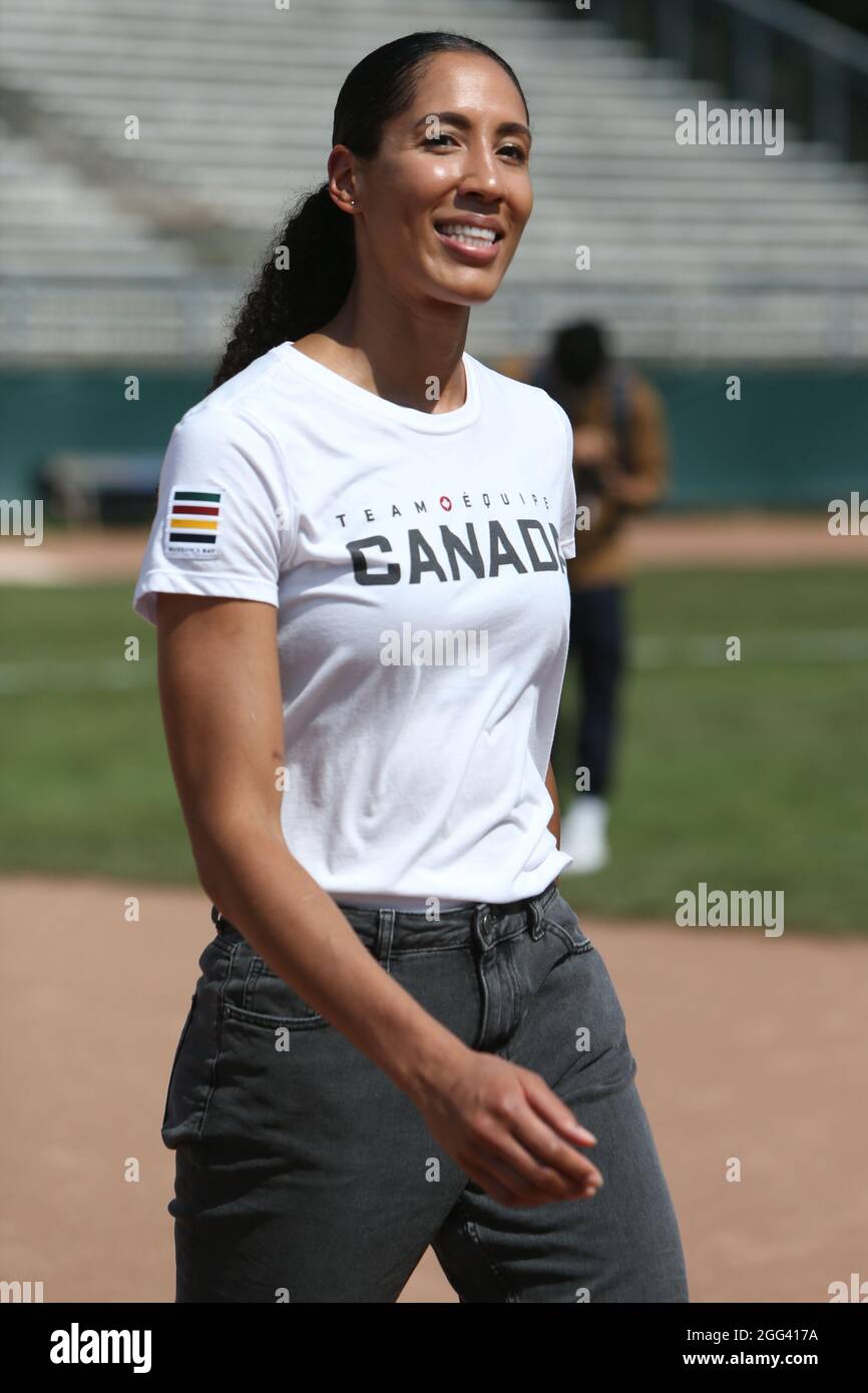 Aug 28 2021, Labatt Park, London Ontario Canada. Team Canada Womans ...