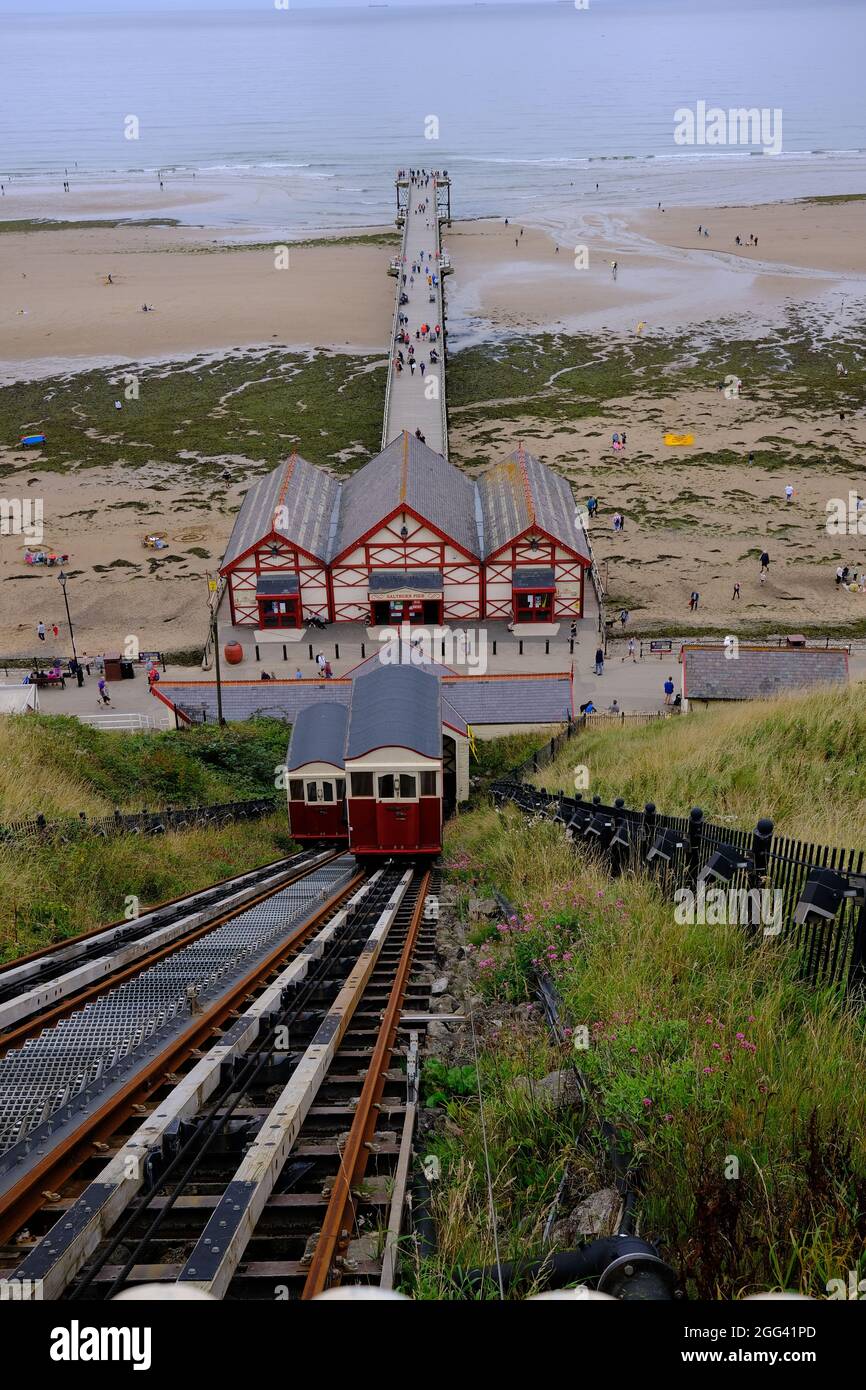 Saltburn tram way hi-res stock photography and images - Alamy