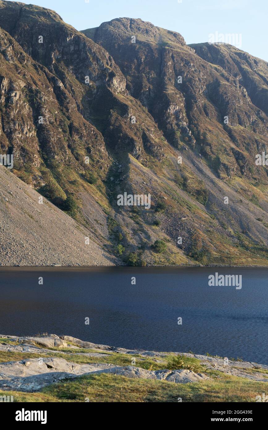 Wasdale Screes at Wast Water in the Lake District Stock Photo - Alamy