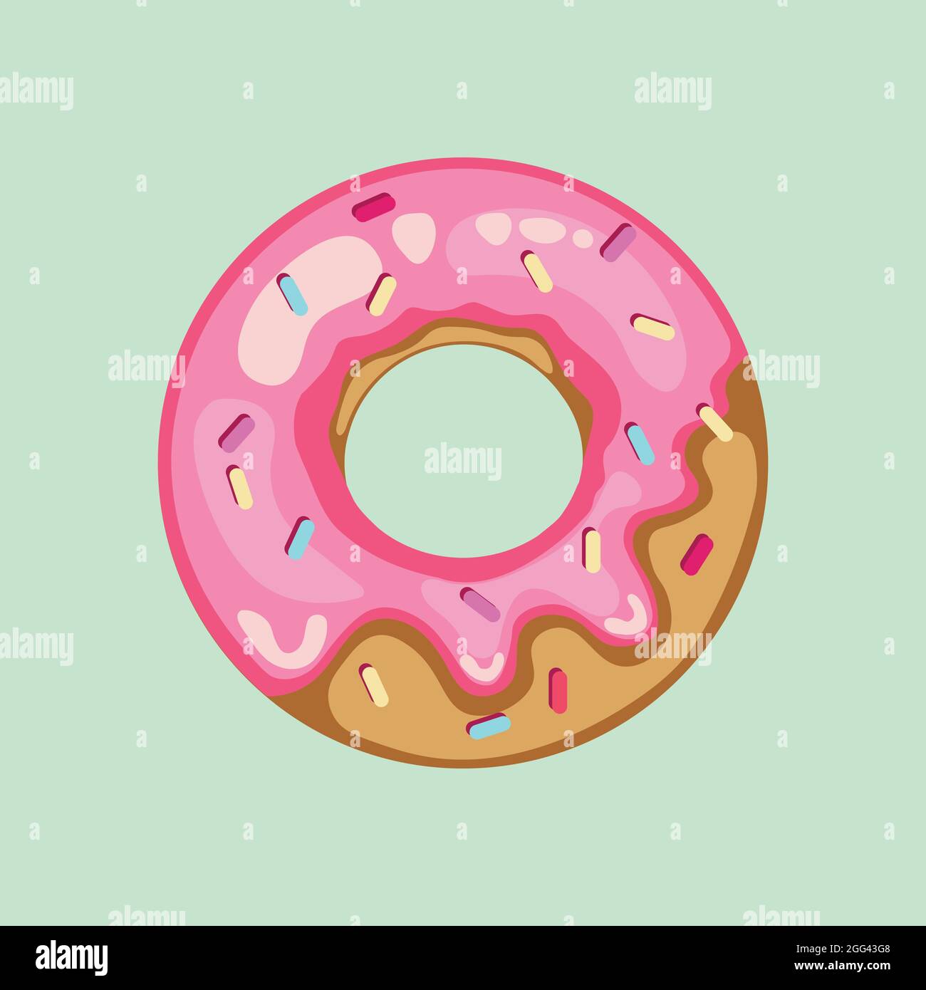 Cartoon doughnut hi-res stock photography and images - Alamy
