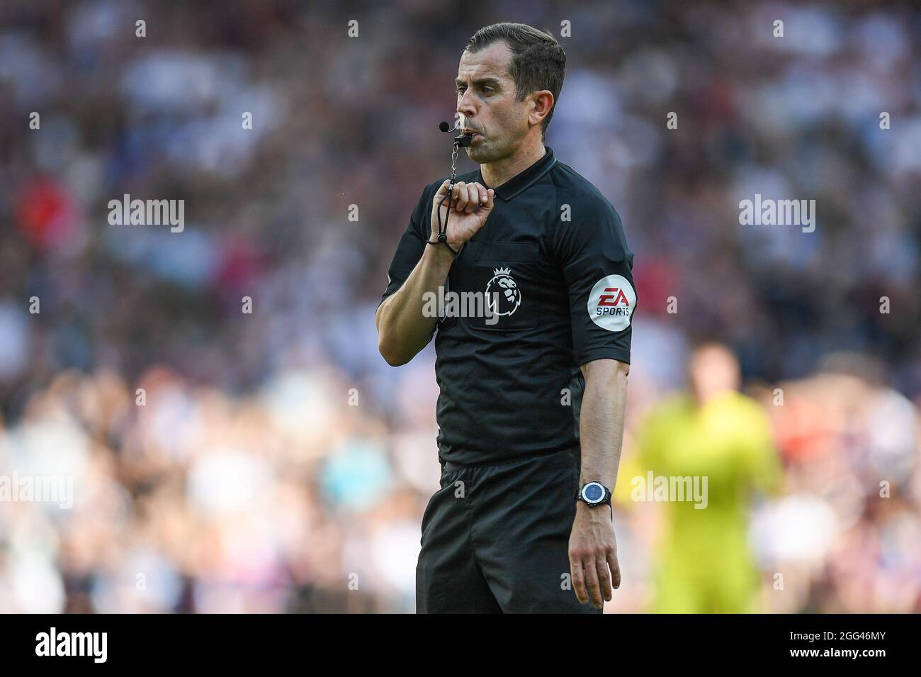Referee Peter Bankes during the game Stock Photo - Alamy