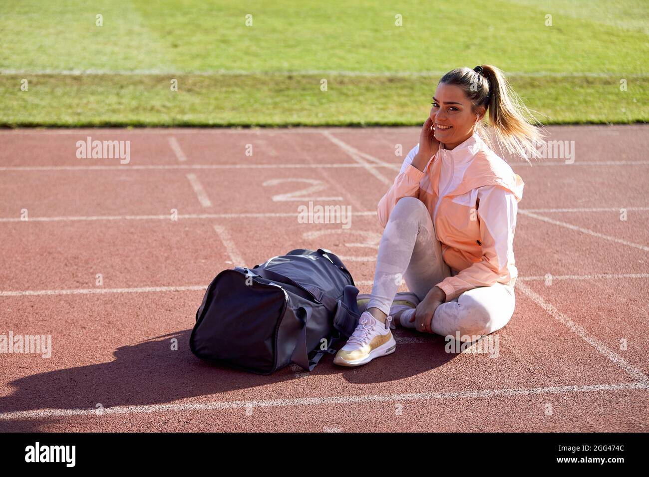 Female runner champion hi-res stock photography and images - Alamy
