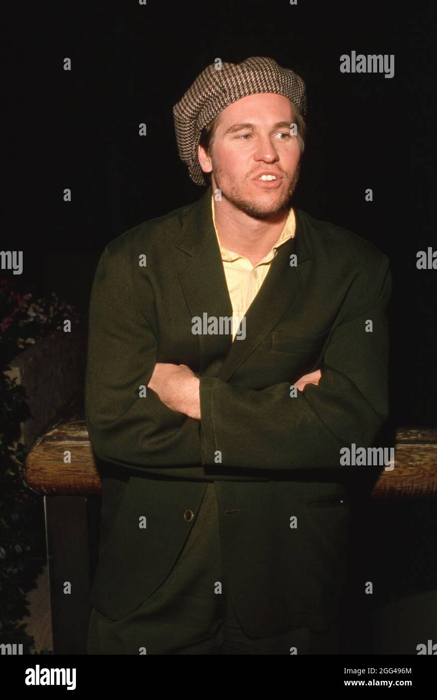 Val Kilmer at the "Hurlyburly" Opening Night Party on November 16, 1988 ...