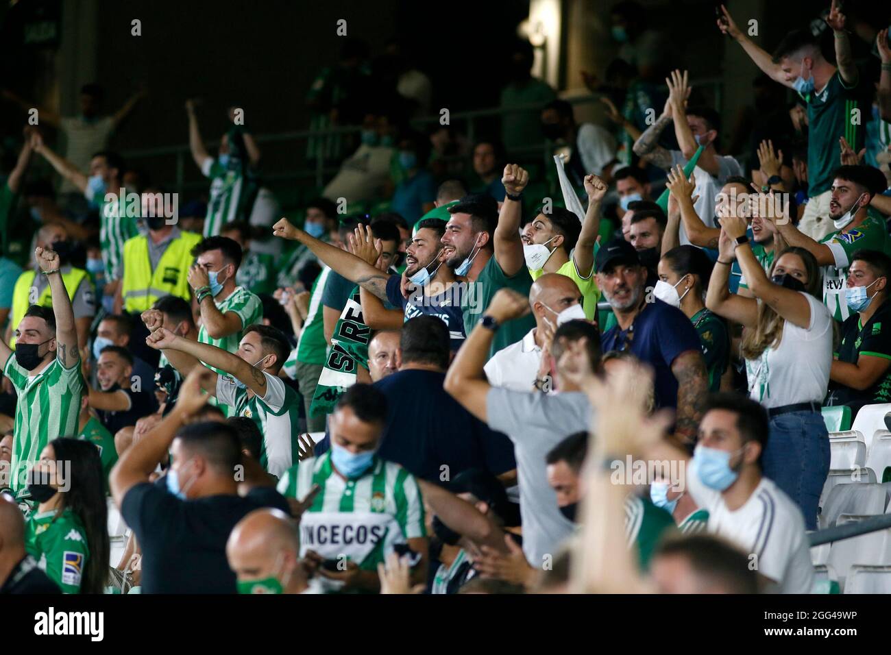 28th August 2021; Benito Villamarín Stadium, Seville, Spain, Spanish La ...