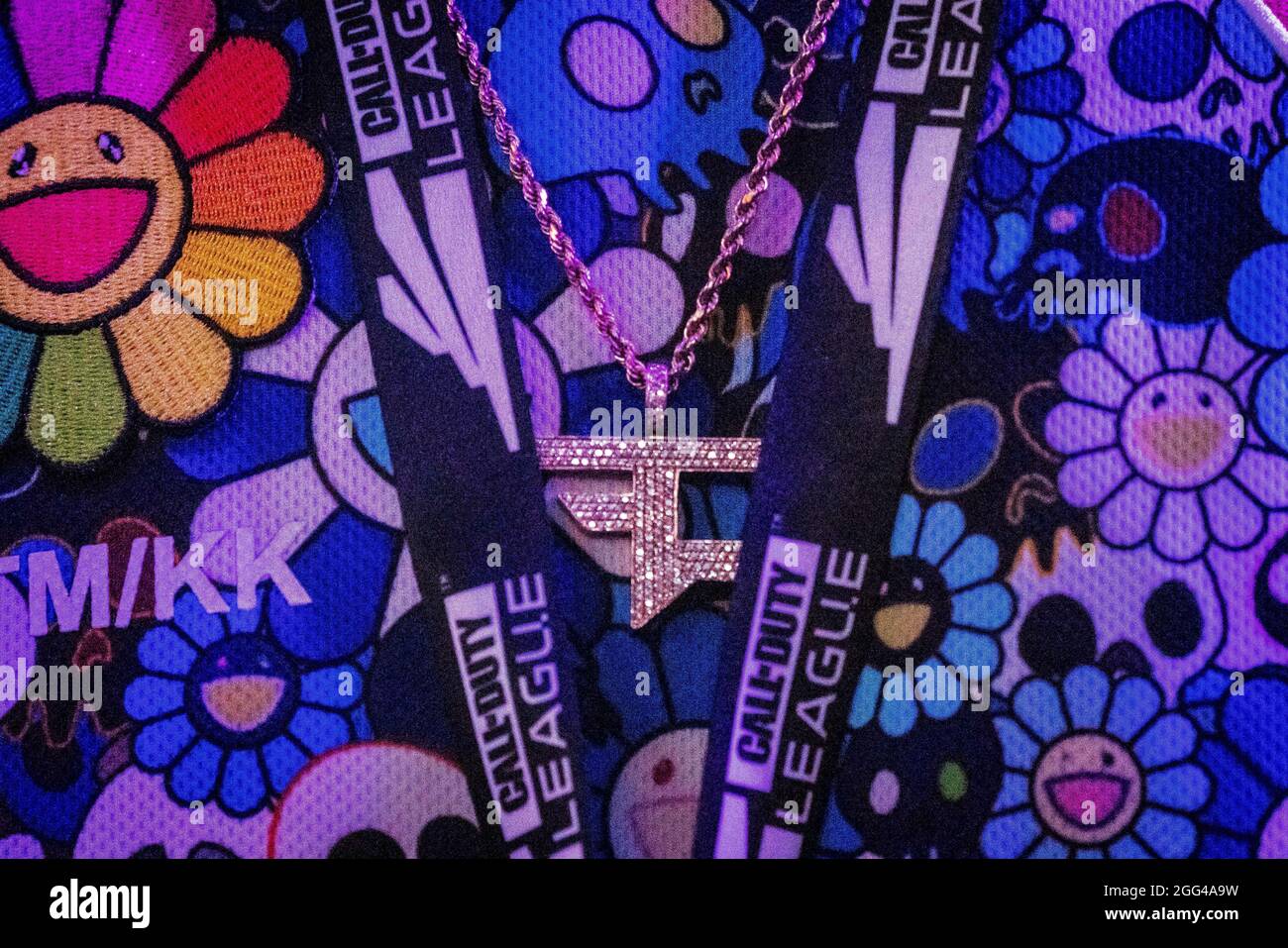 Los Angeles, California, USA. 22nd Aug, 2021. An Atlanta FaZe clan ...