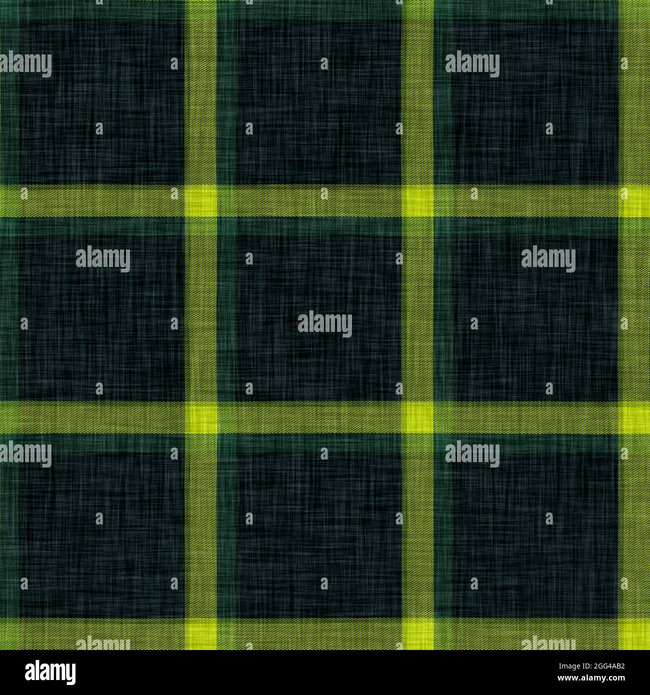 Traditional gingham plaid woven linen texture. Seamless winter style ...