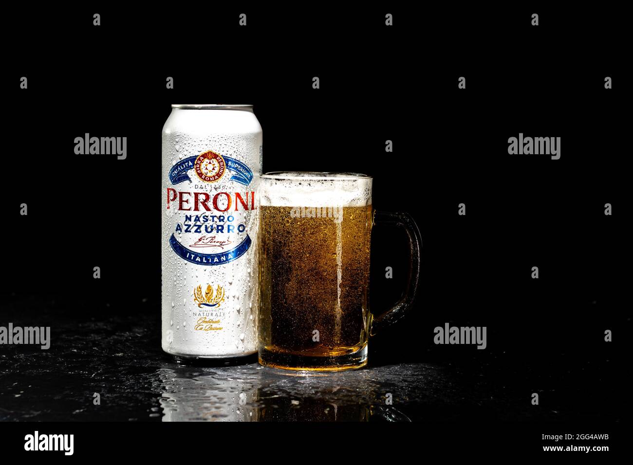 Peroni can hi-res stock photography and images - Alamy