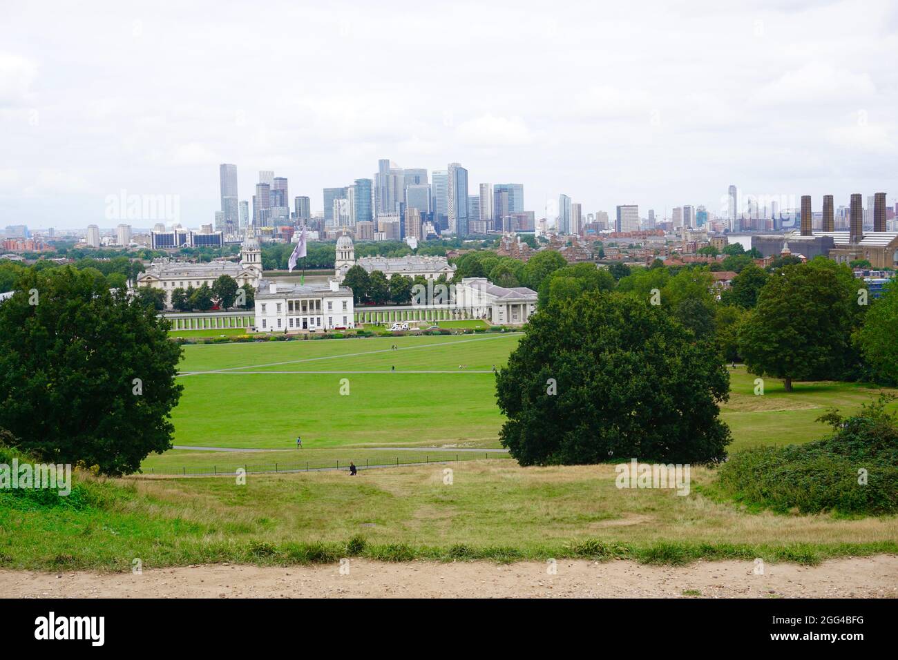 View of London from The Royal Observatory, Greenwich, London, United ...