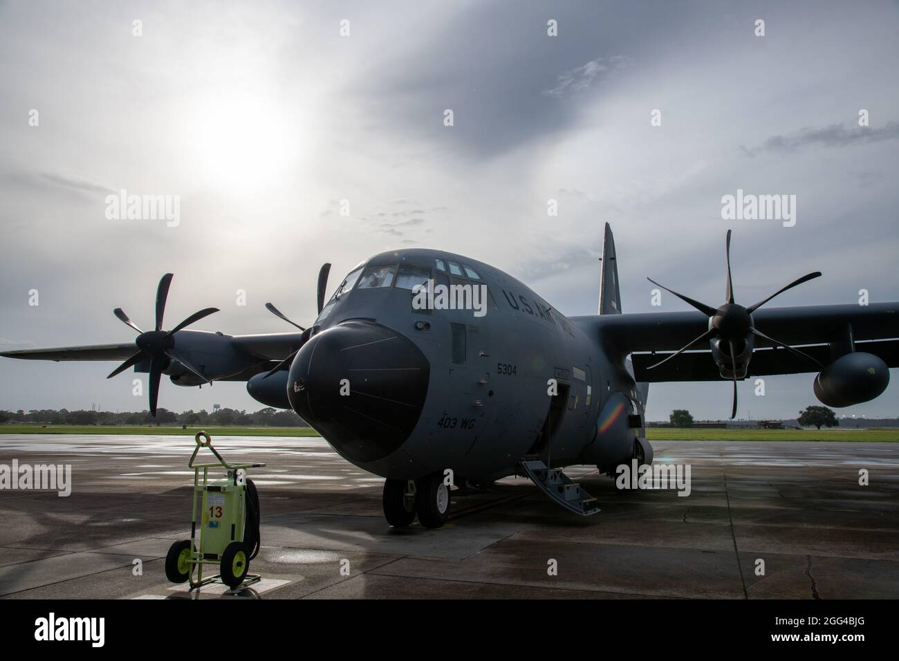 A WC-130J Super Hercules aircraft assigned to the 53rd Weather ...