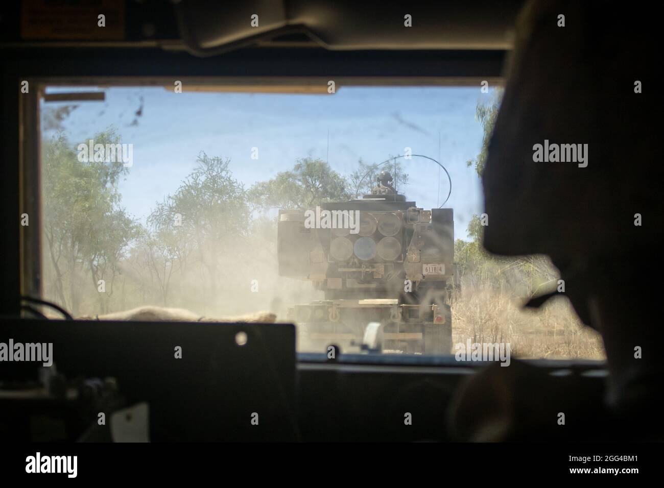 U.S. Marines with High Mobility Artillery Rocket Systems platoon ...