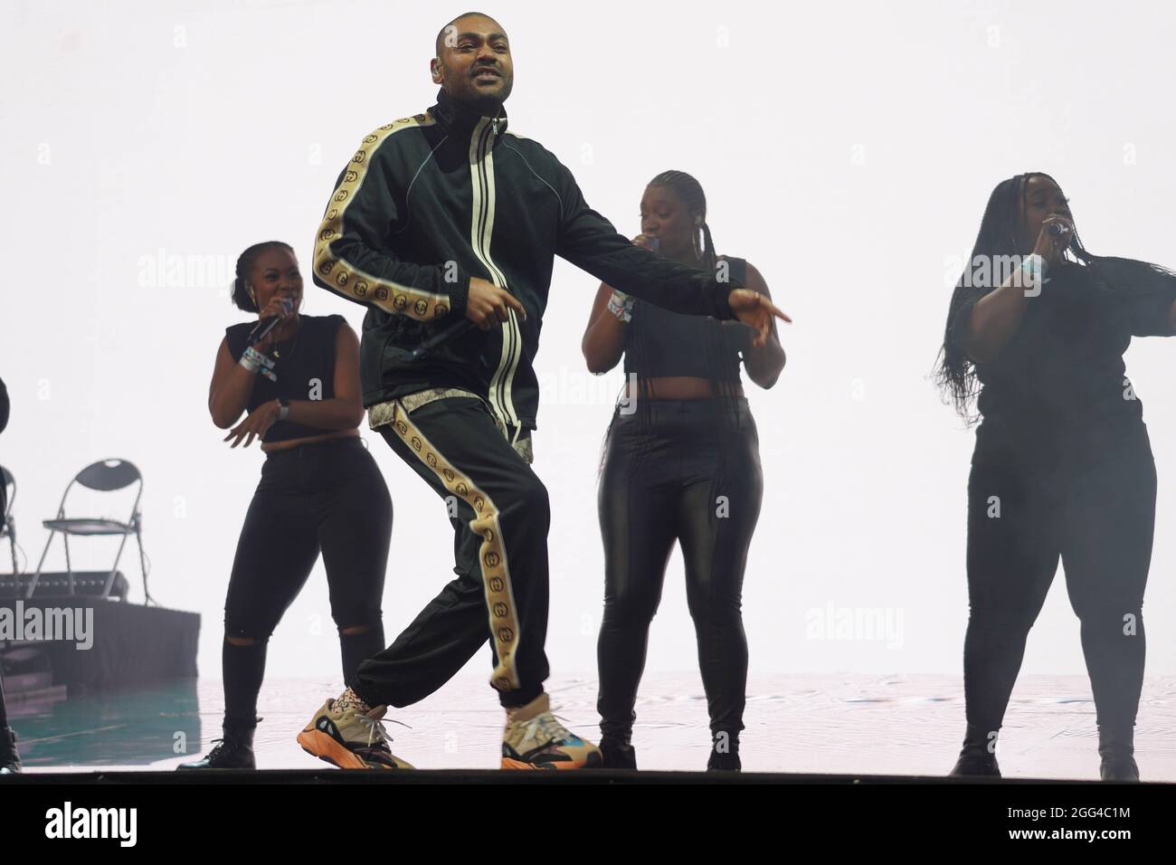 London, UK. 28th August, 2021. Kano performing live on stage at All ...