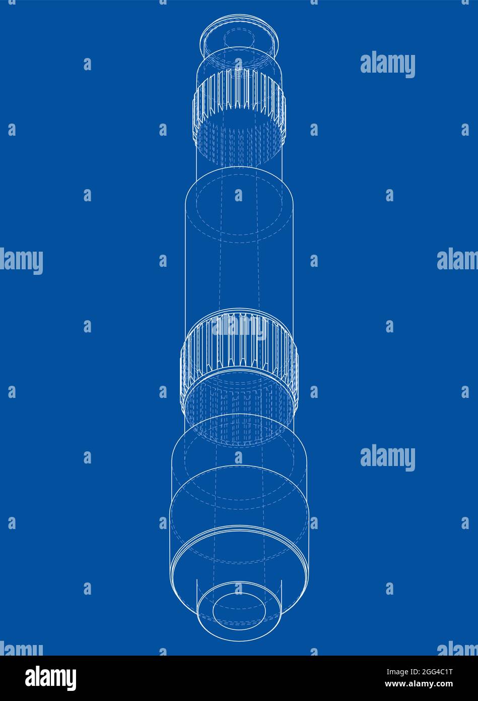 Shaft with gear wheel. Vector Stock Vector Image & Art - Alamy
