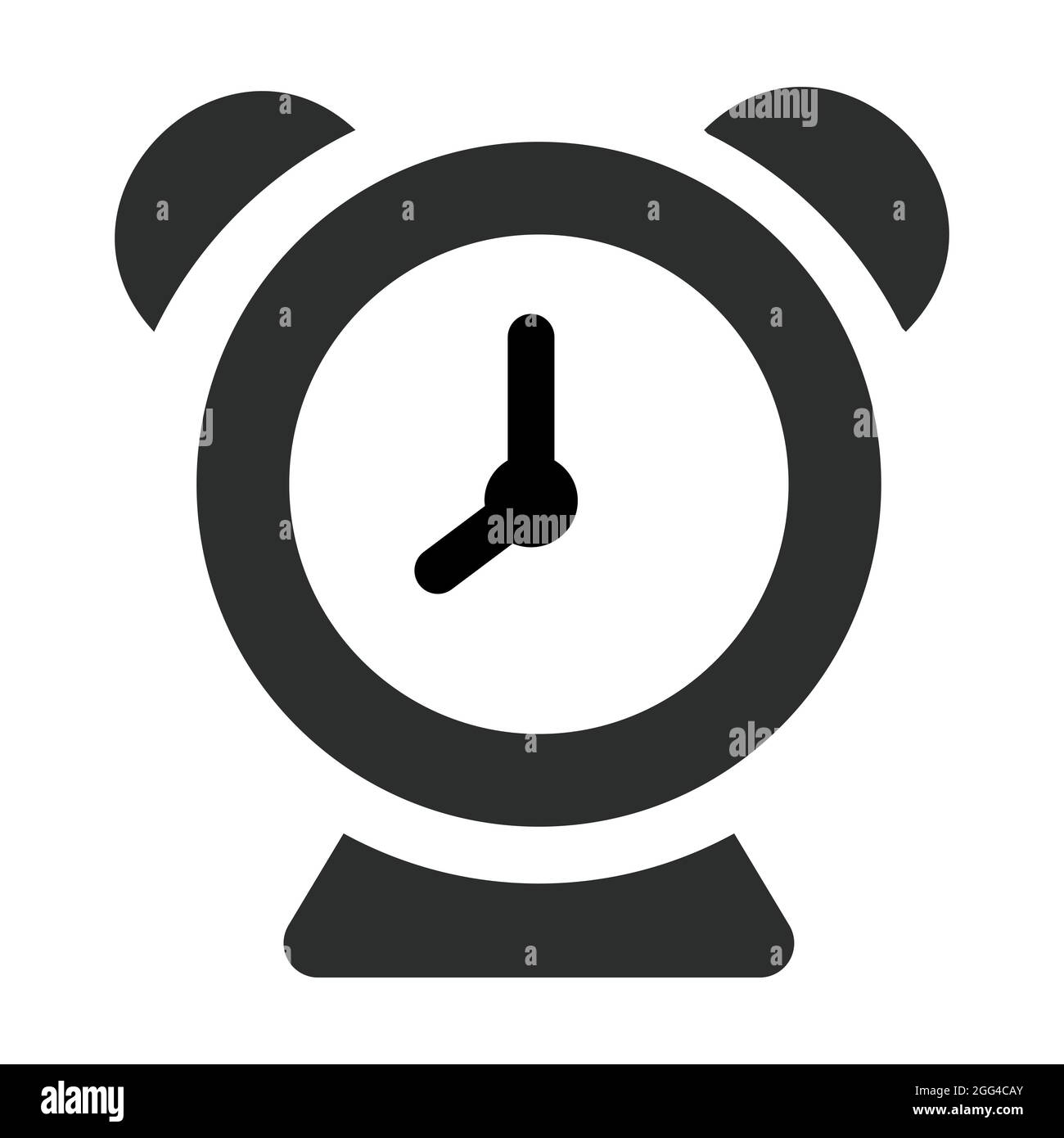 Icon Vector of Alarm - Glyph Style - Simple illustration, Editable ...