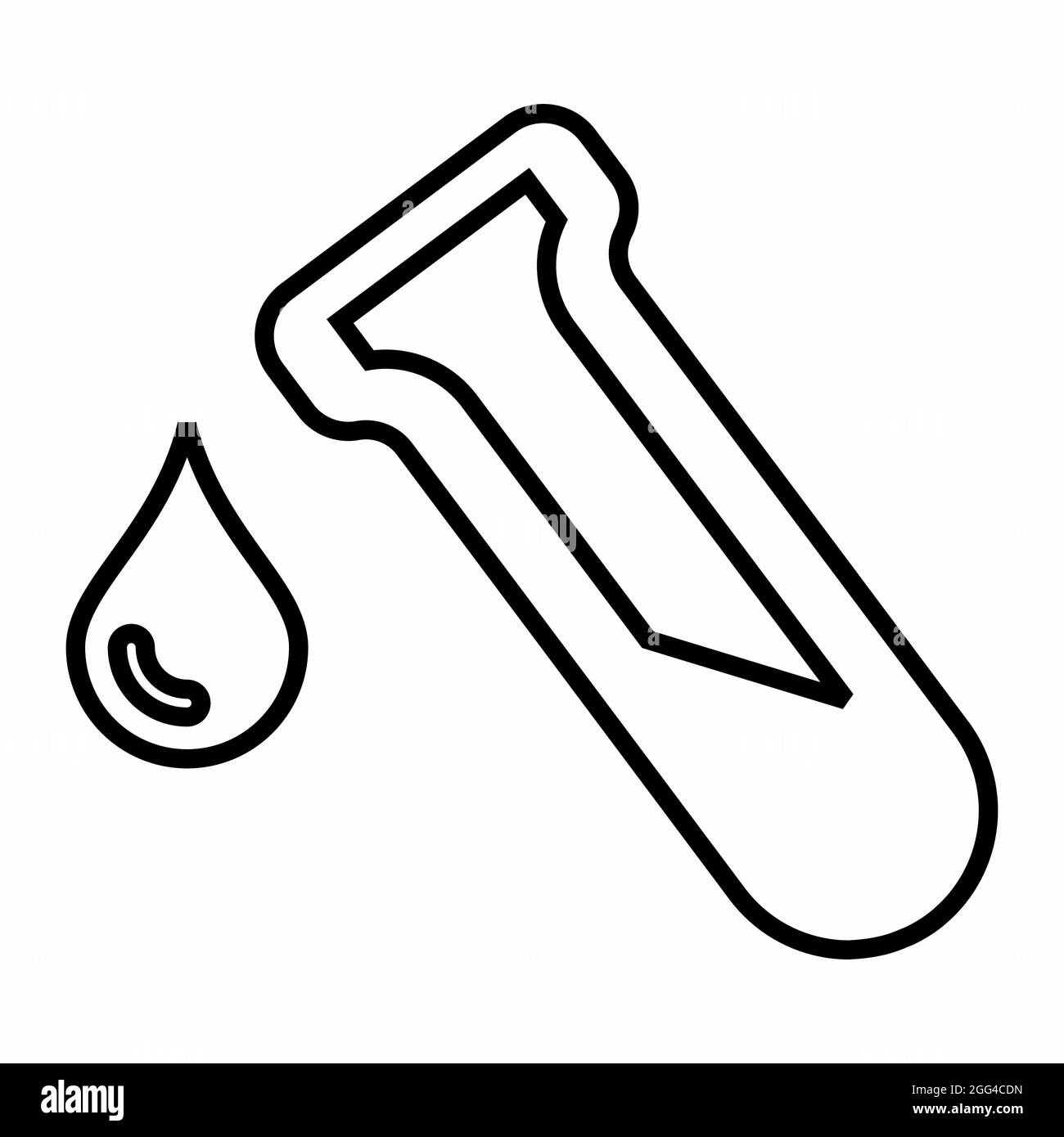 Icon Vector of Drop - Line Style - Simple illustration, Editable stroke ...