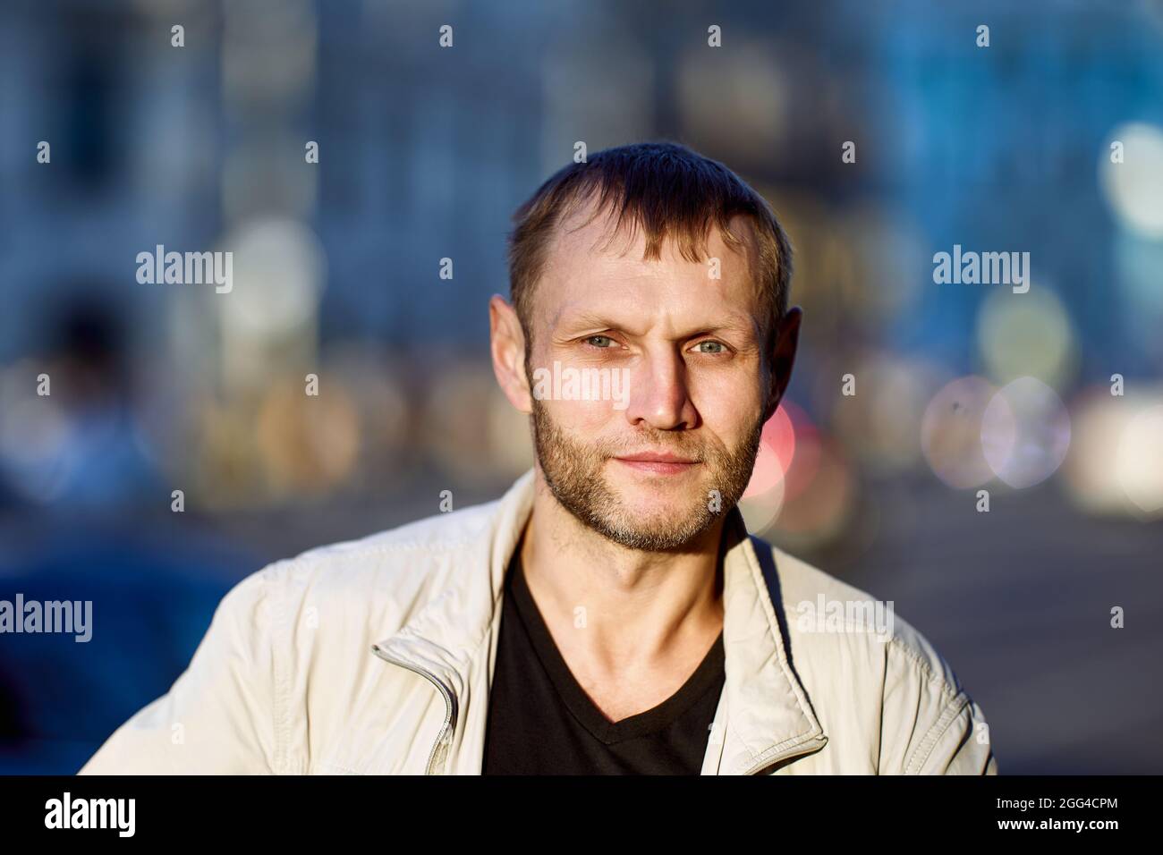 Stubble on face hi-res stock photography and images - Alamy