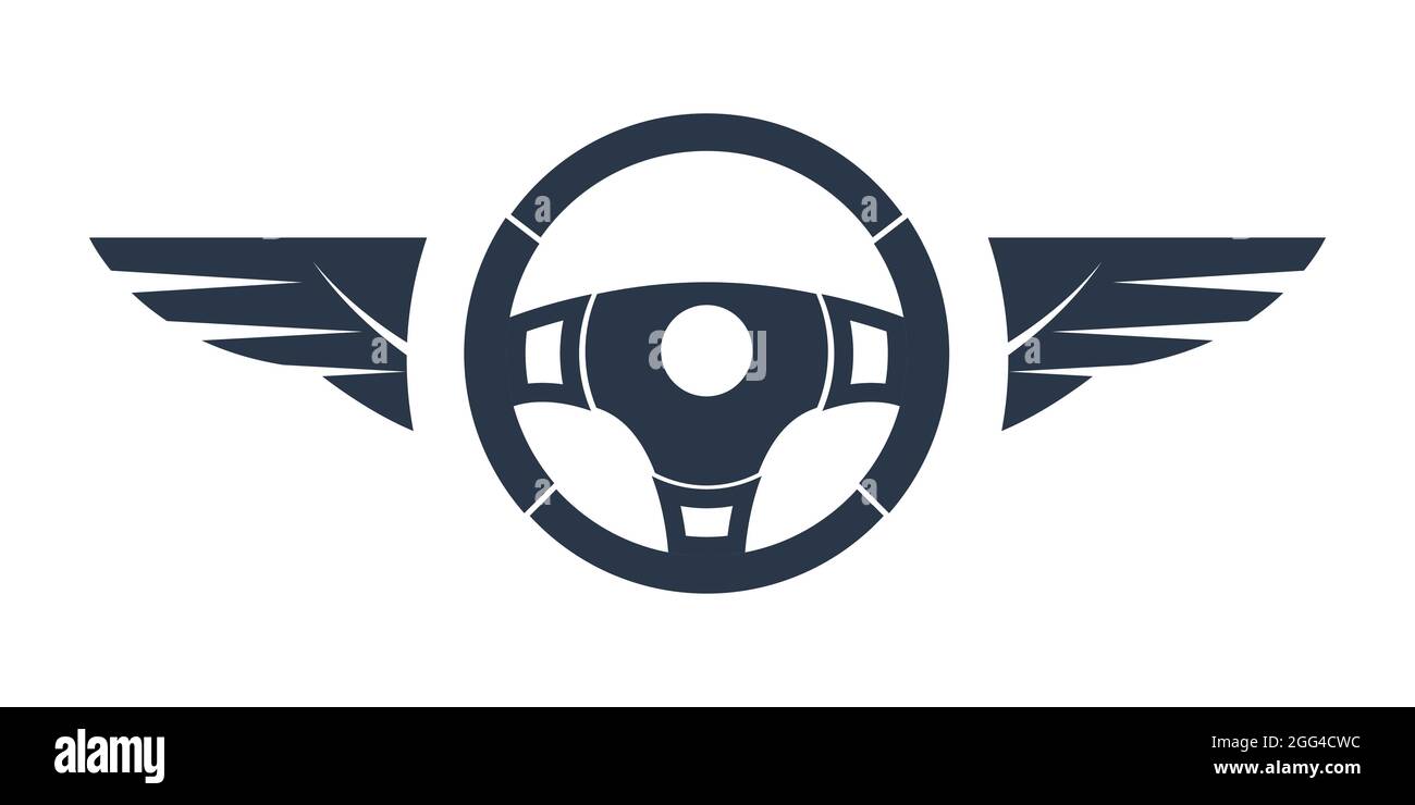 steering wheel racing badge Stock Vector Image & Art - Alamy