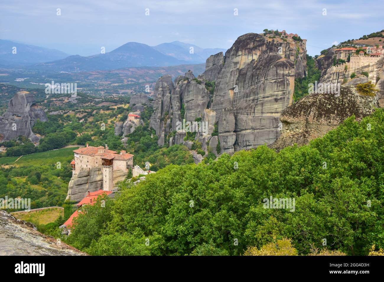Roussanou Monastery in Meteora, Greece Stock Photo - Alamy