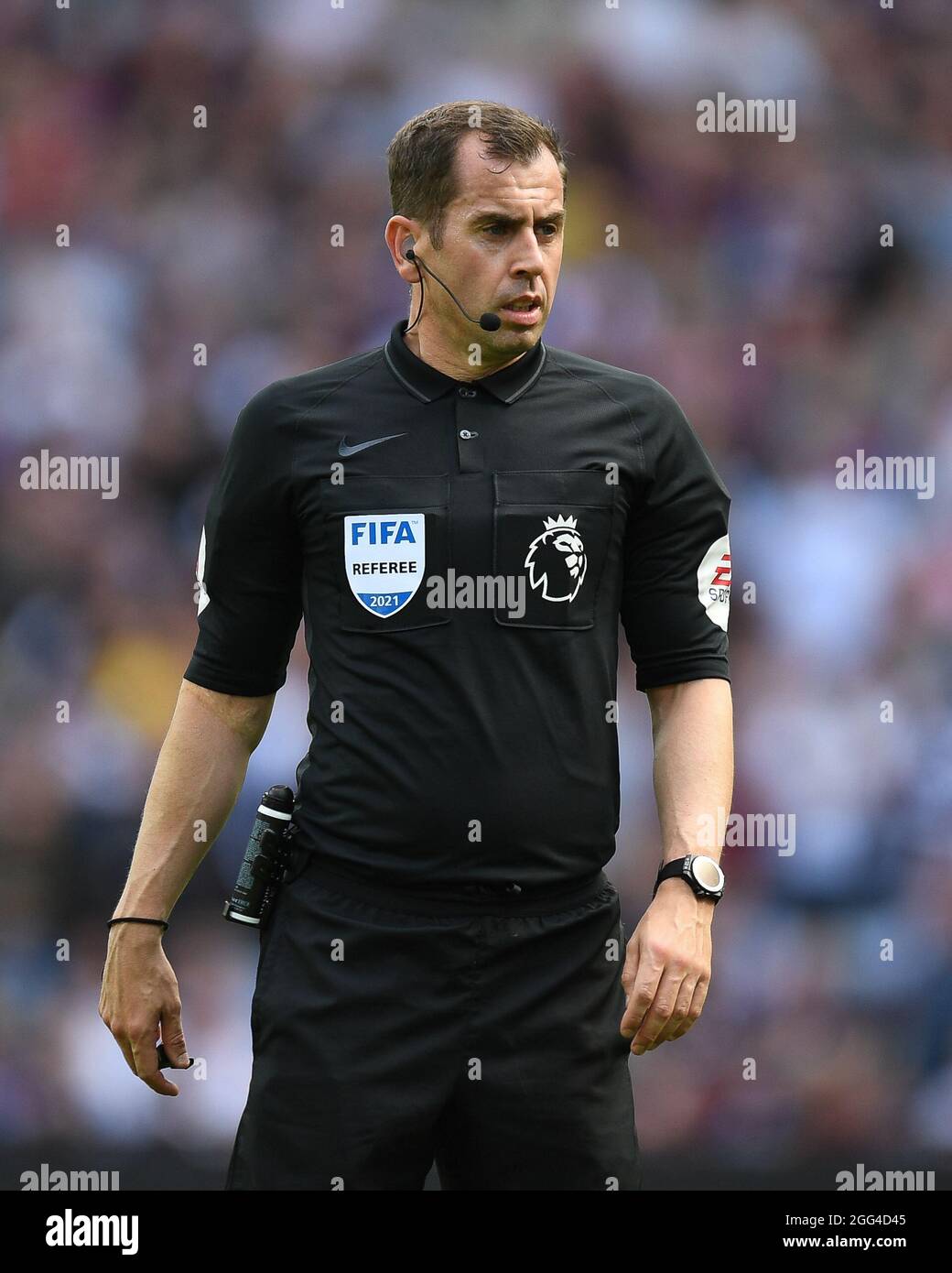 Referee Peter Bankes during the game Stock Photo - Alamy