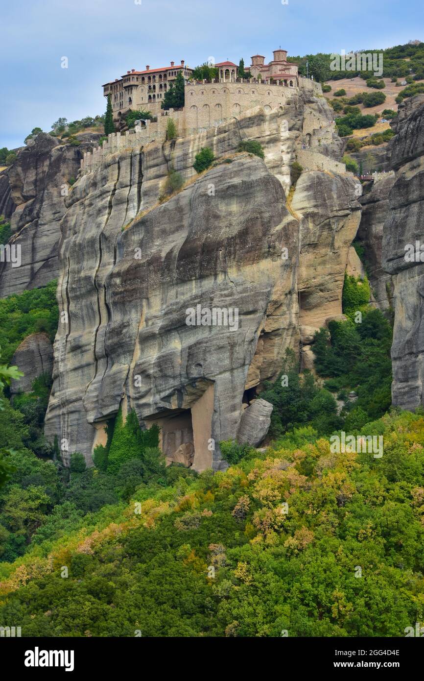 Monastery of Varlaam at Meteora, Greece Stock Photo - Alamy