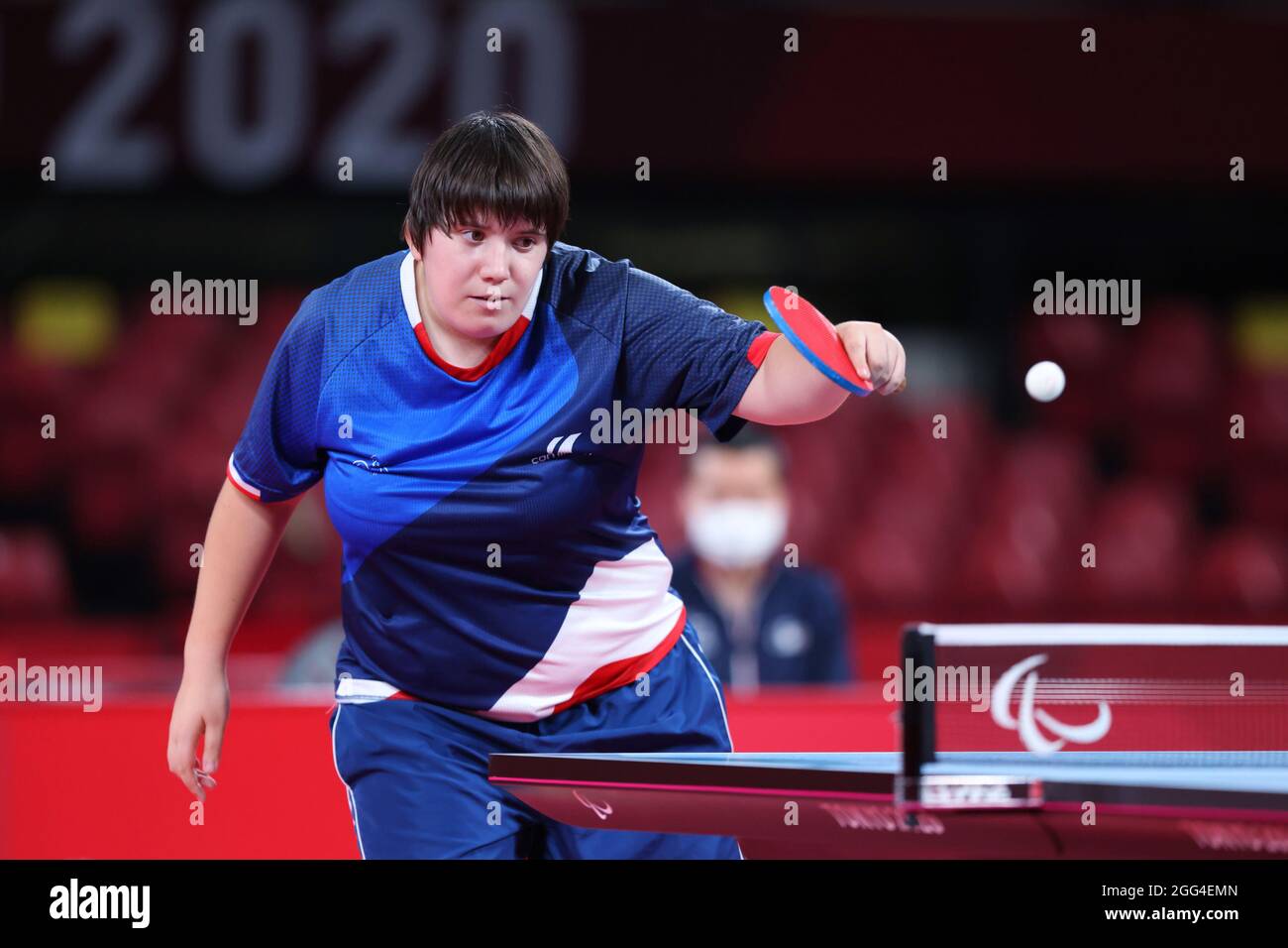 Tokyo, Japan. 28th Aug, 2021. Lea Ferney (FRA) Table Tennis : Women's ...