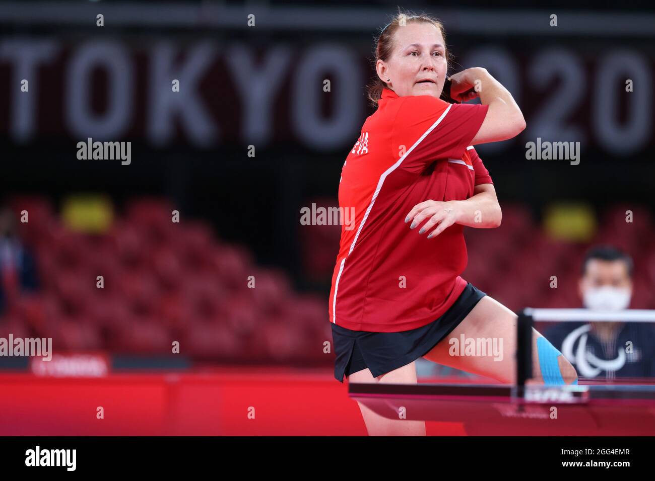 Tokyo, Japan. 28th Aug, 2021. Elena Prokofeva (RPC) Table Tennis : Women's Singles Class 11 ...