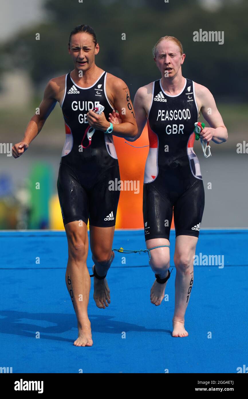 Tokyo, Japan. 28th Aug, 2021. Alison Peasgood and Athlete Competition ...