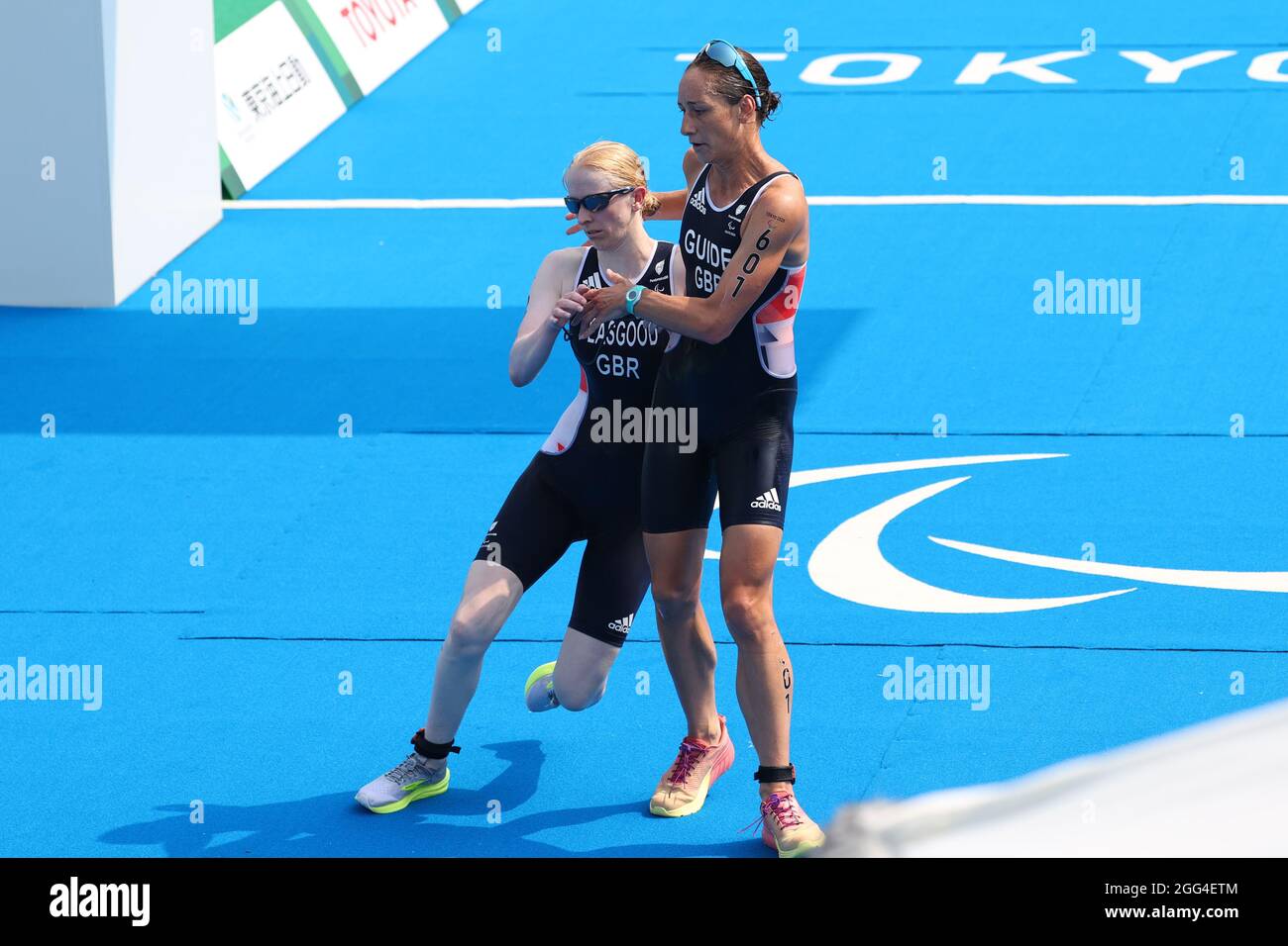 Tokyo, Japan. 28th Aug, 2021. Alison Peasgood and Athlete Competition ...