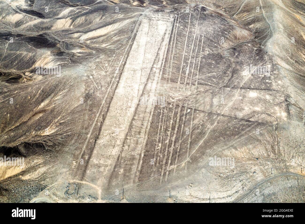 Aerial View of Palpa Geoglyphs in Peru Stock Photo - Alamy