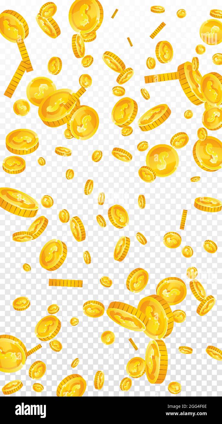 American coins scattered Stock Vector Images - Alamy