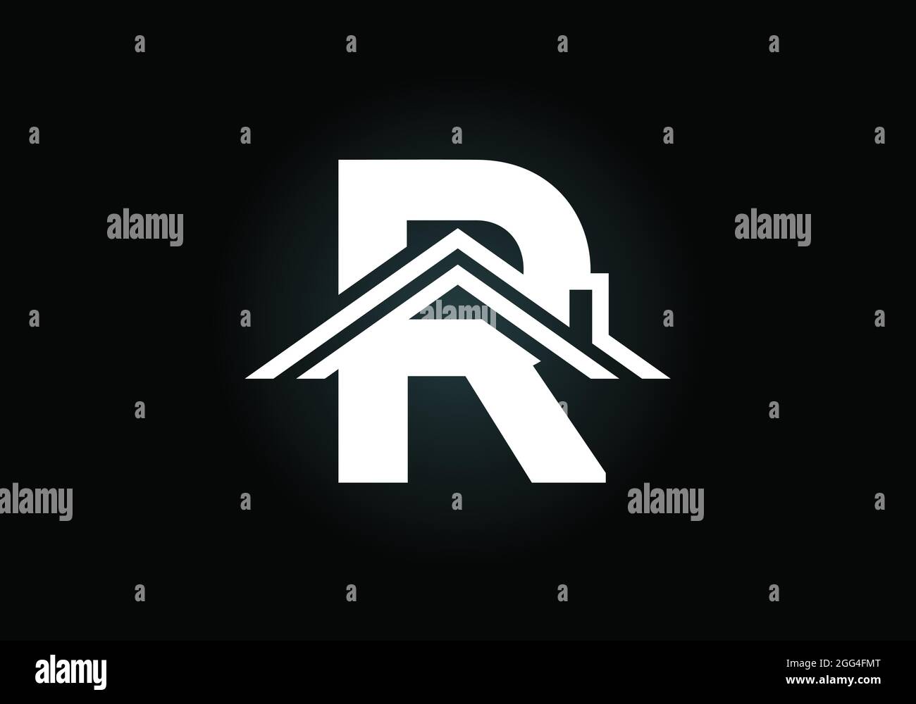 Real estate letter r logo hi-res stock photography and images - Alamy