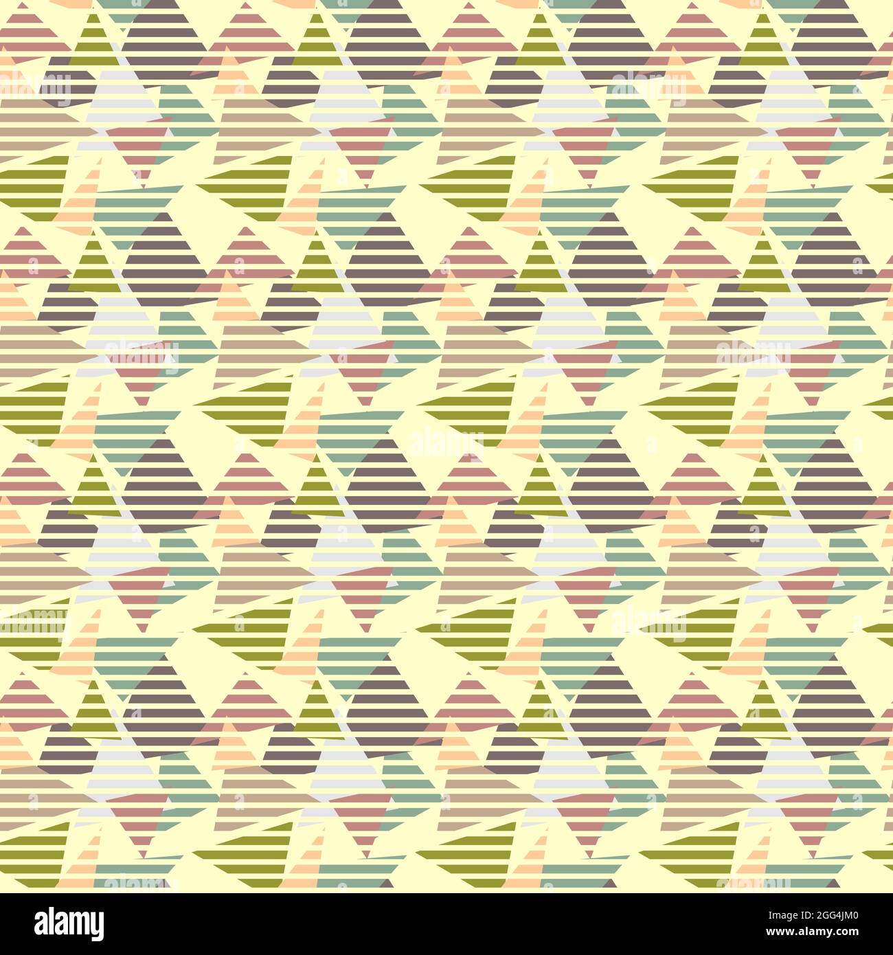 Geometrical triangular pattern in Pastel colors. Vector illustration ...