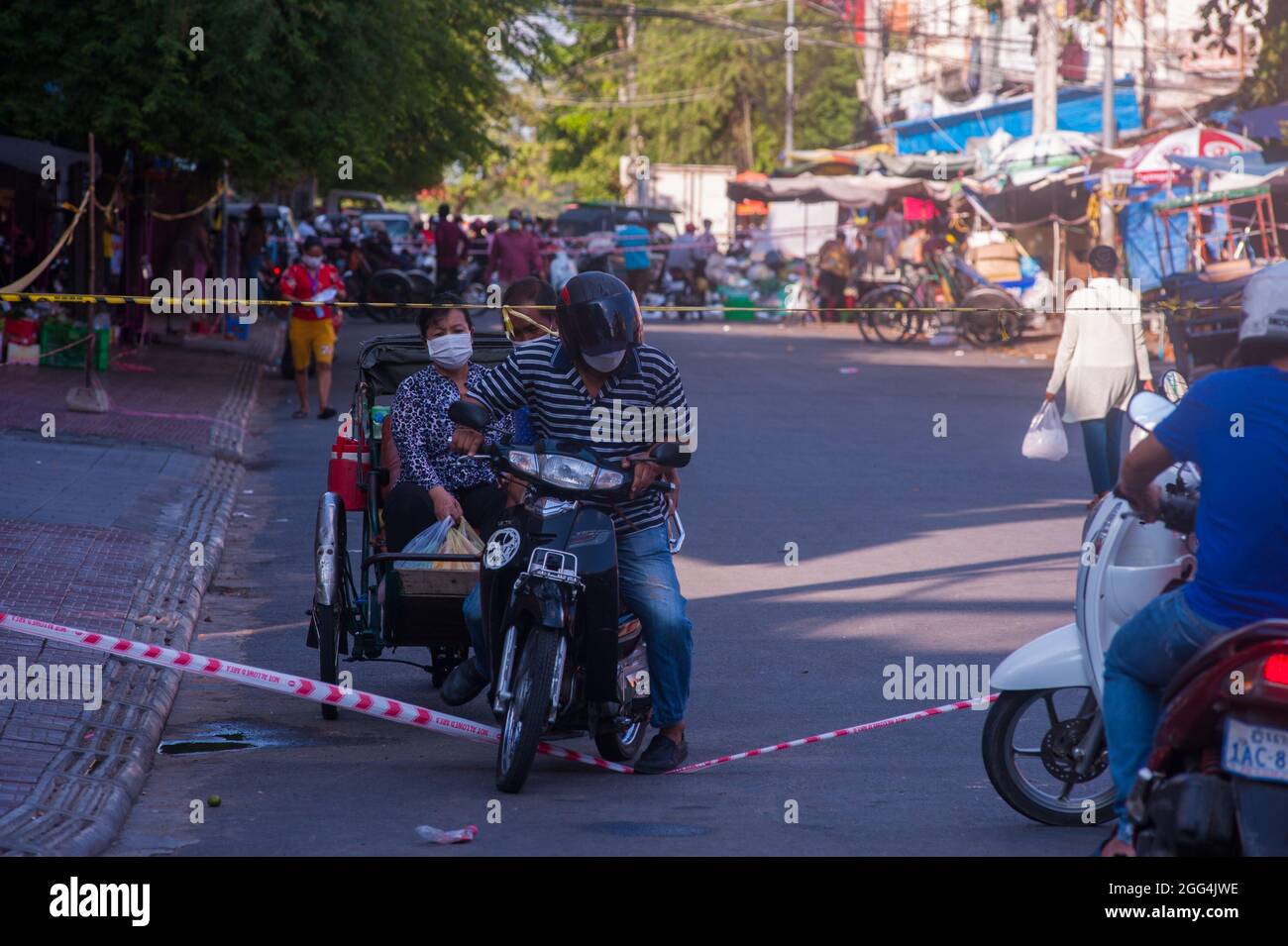 Quarantined streets in indochina hi-res stock photography and images ...