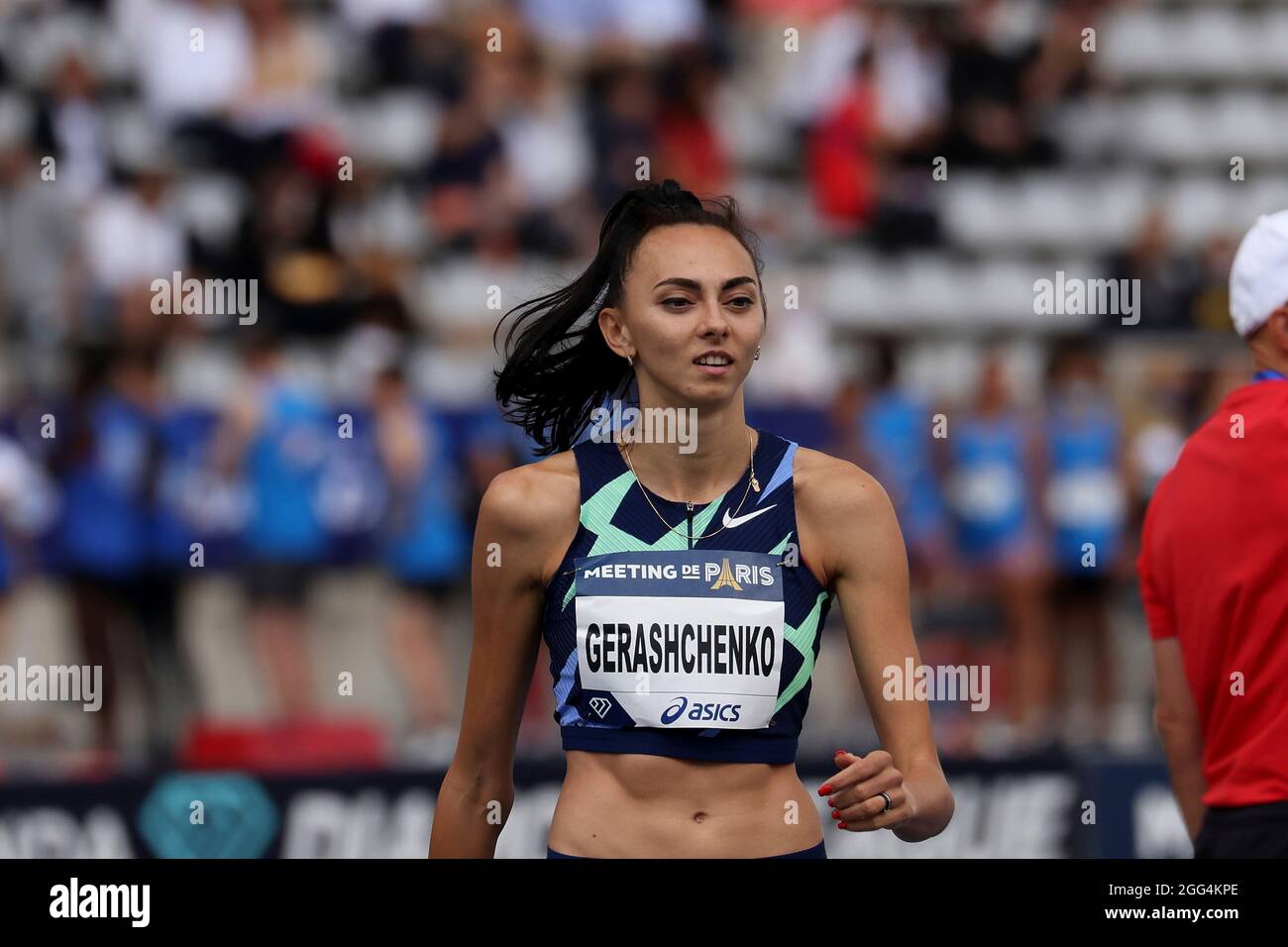 Iryna GERASHCHENKO during the IAAF Wanda Diamond League, Meeting de ...