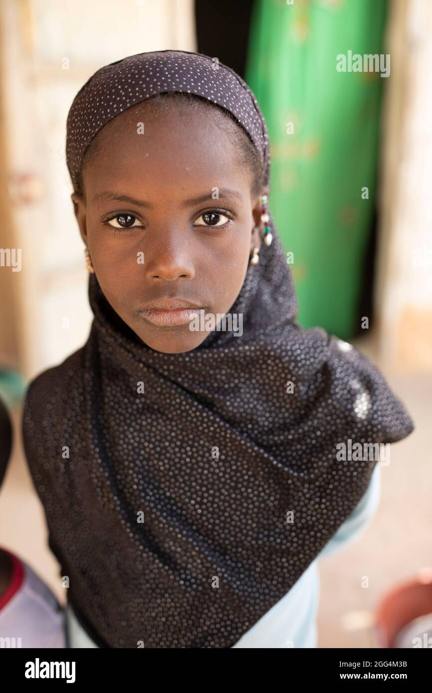 Djeneba Barry (10) is from a family of traditional Fulani cattle ...