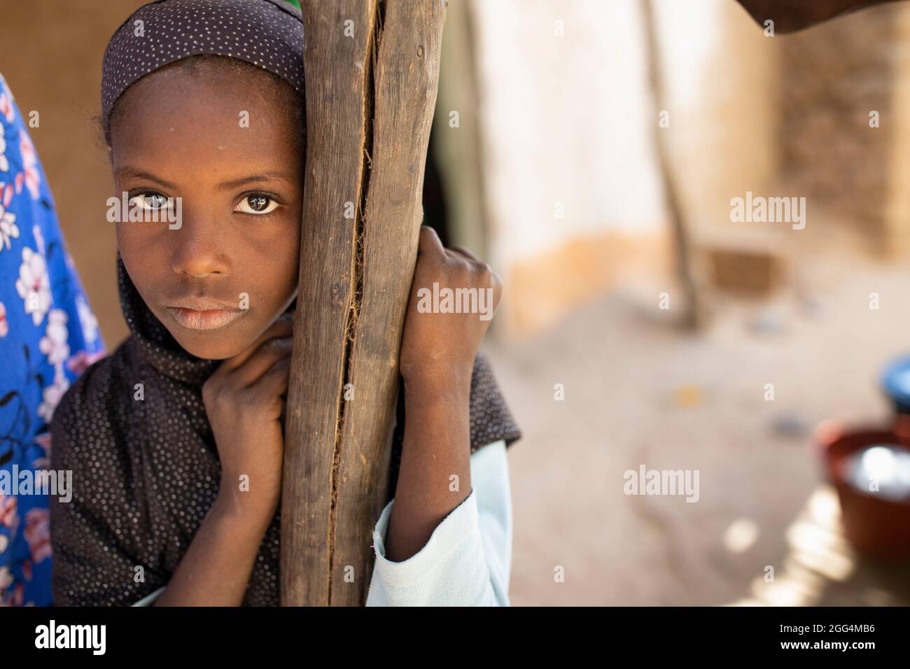 Djeneba Barry (10) is from a family of traditional Fulani cattle ...