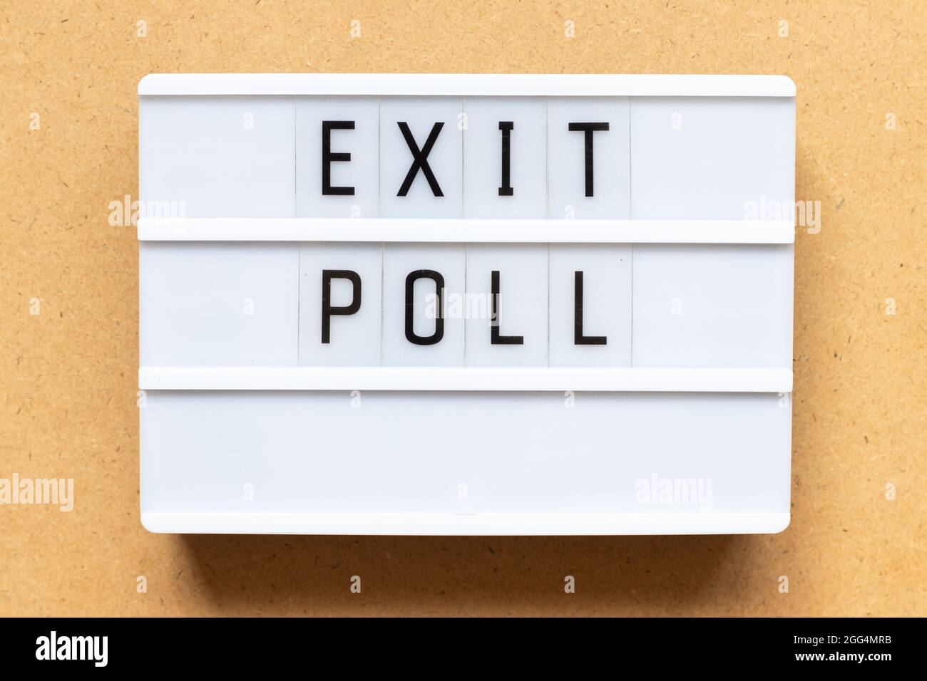 Exit poll survey hi-res stock photography and images - Alamy