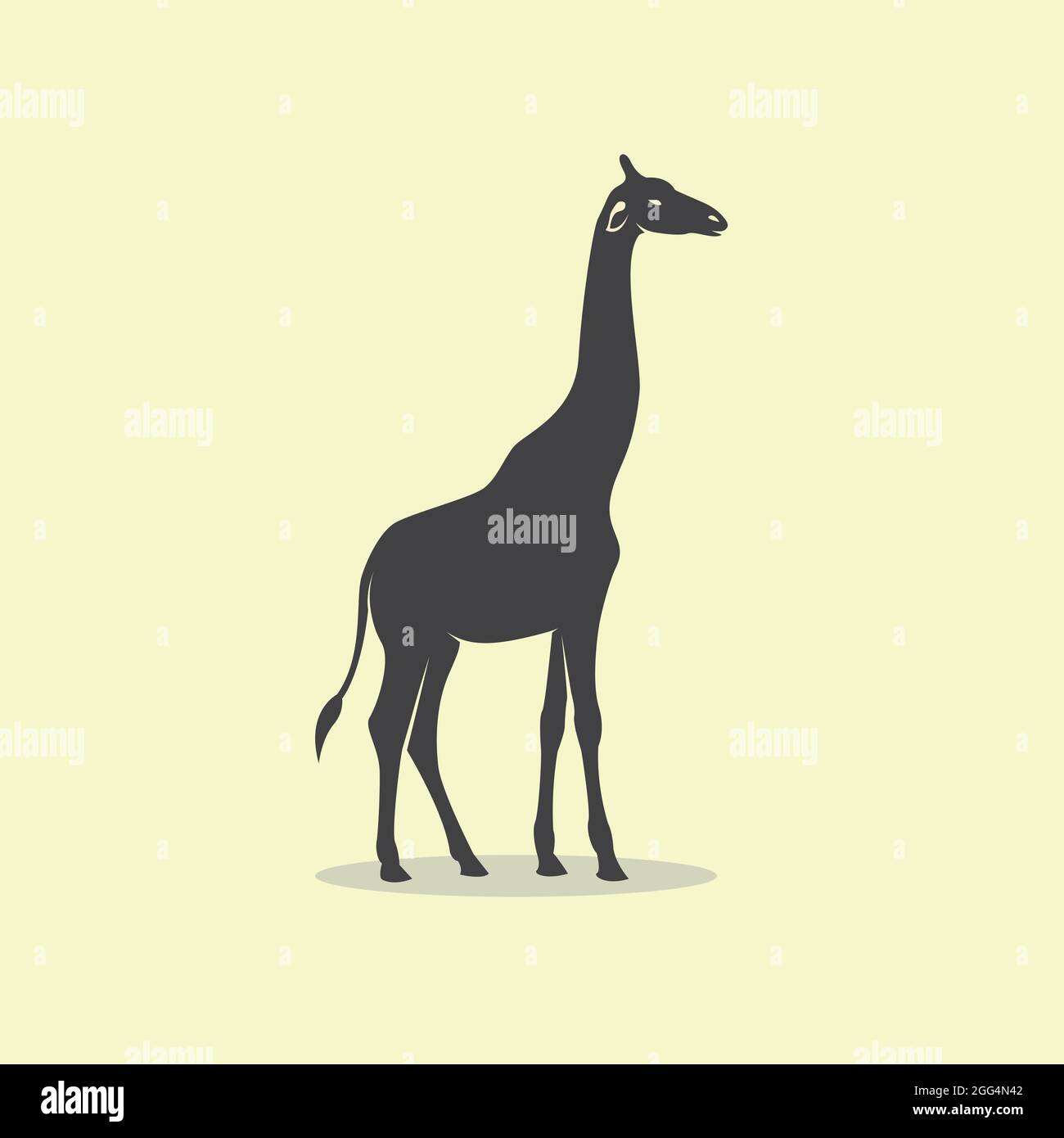 Vector image of an giraffe design. eps 10. Easy editable layered vector ...