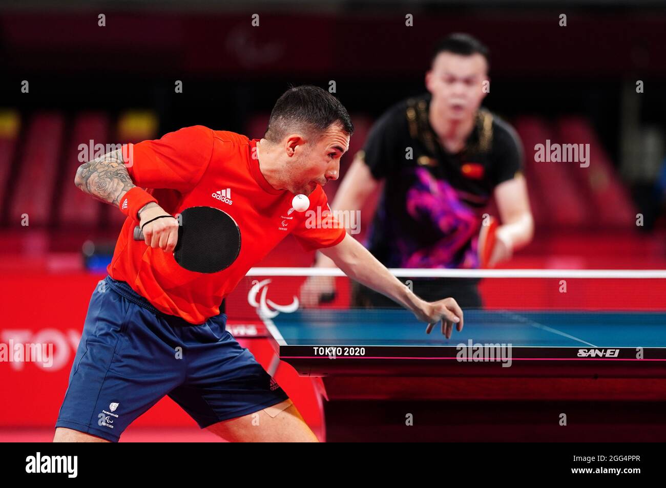Great Britain's William Bayley competes in the Men's Singles - Class ...
