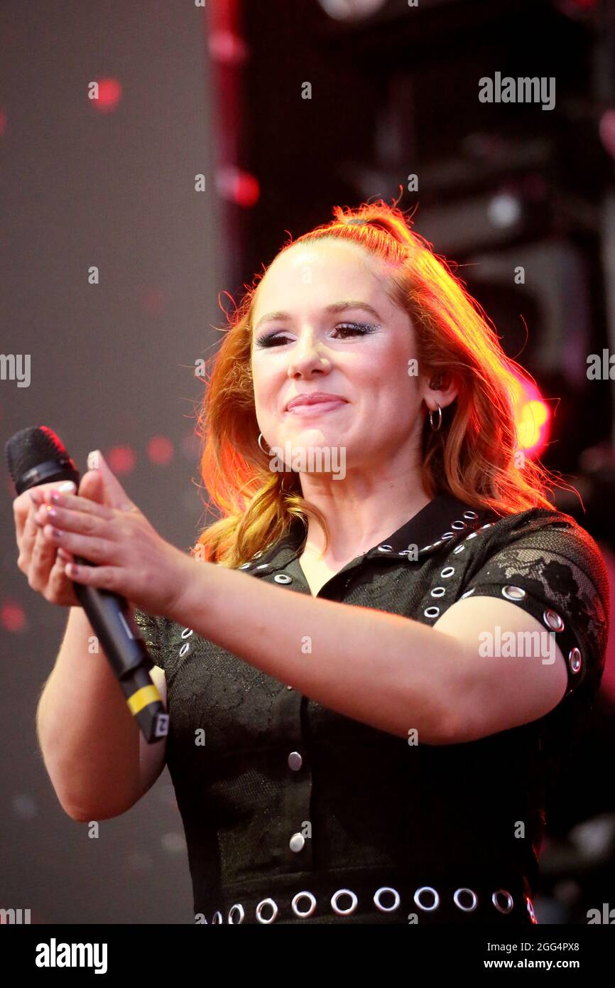 Manchester, UK. 28th August, 2021. The Saturday of pride in Manchester ...