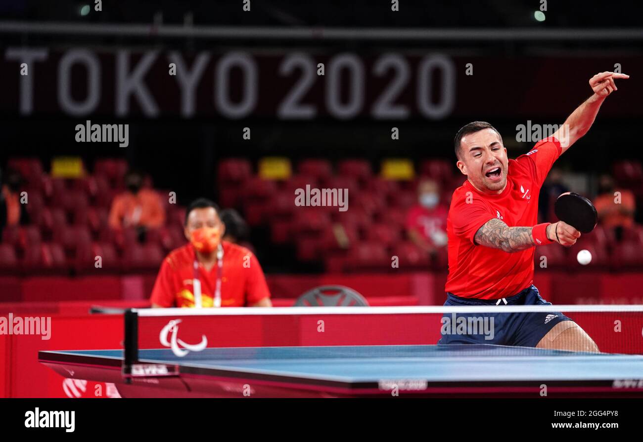 Great Britain's William Bayley competes in the Men's Singles - Class ...
