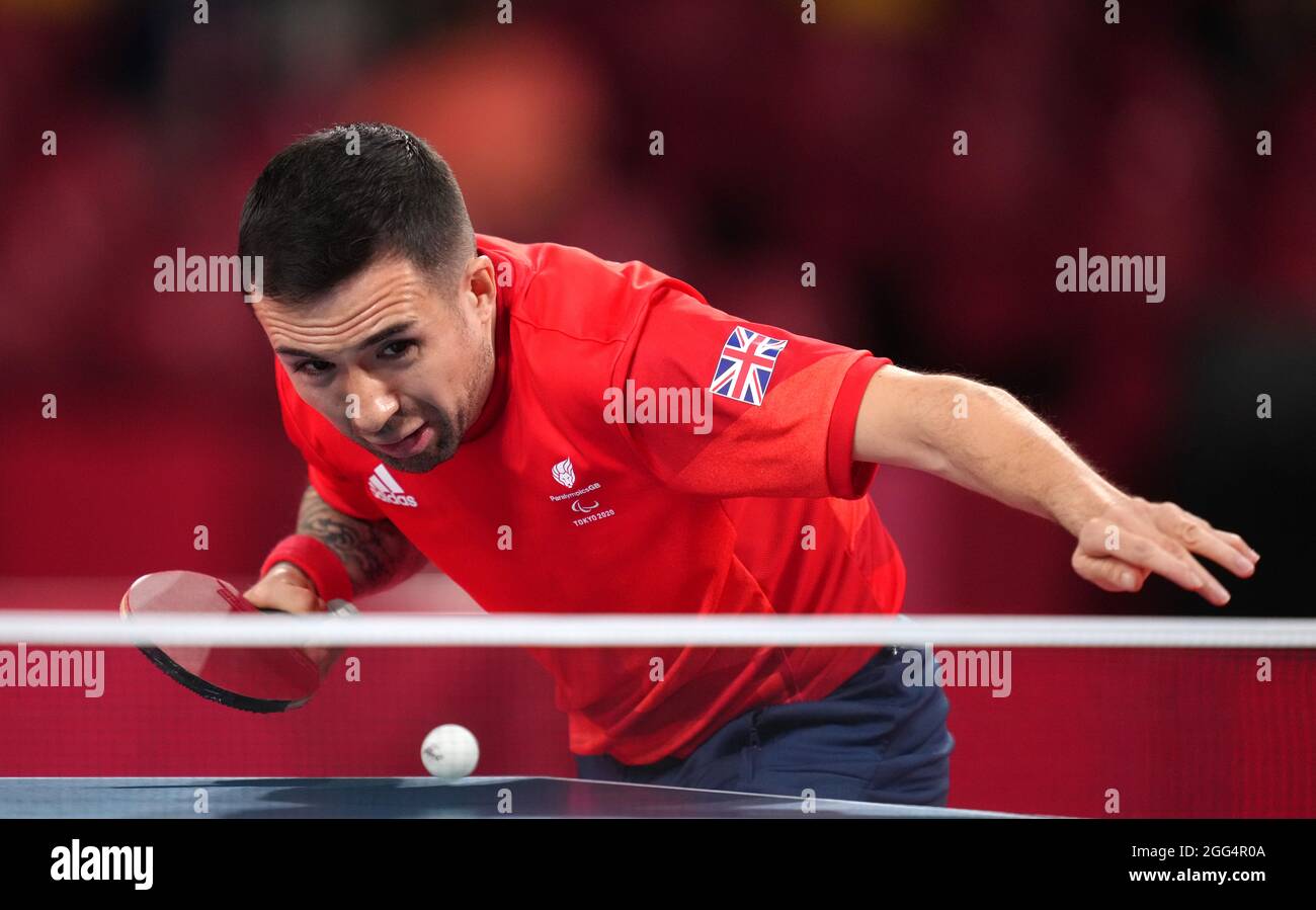 Great Britain's William Bayley competes in the Men's Singles - Class ...